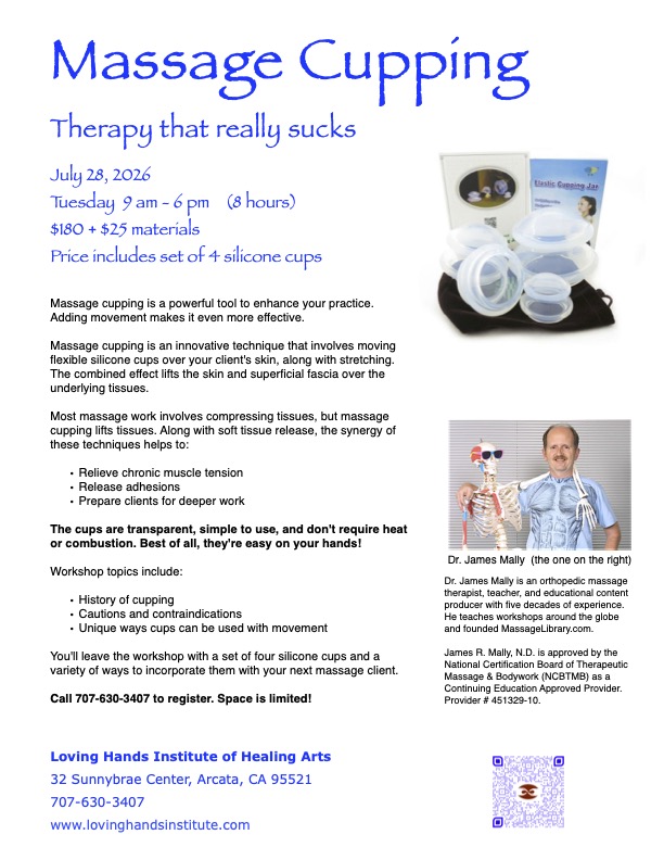 Massage Cupping - Arcata, California - Massage Library